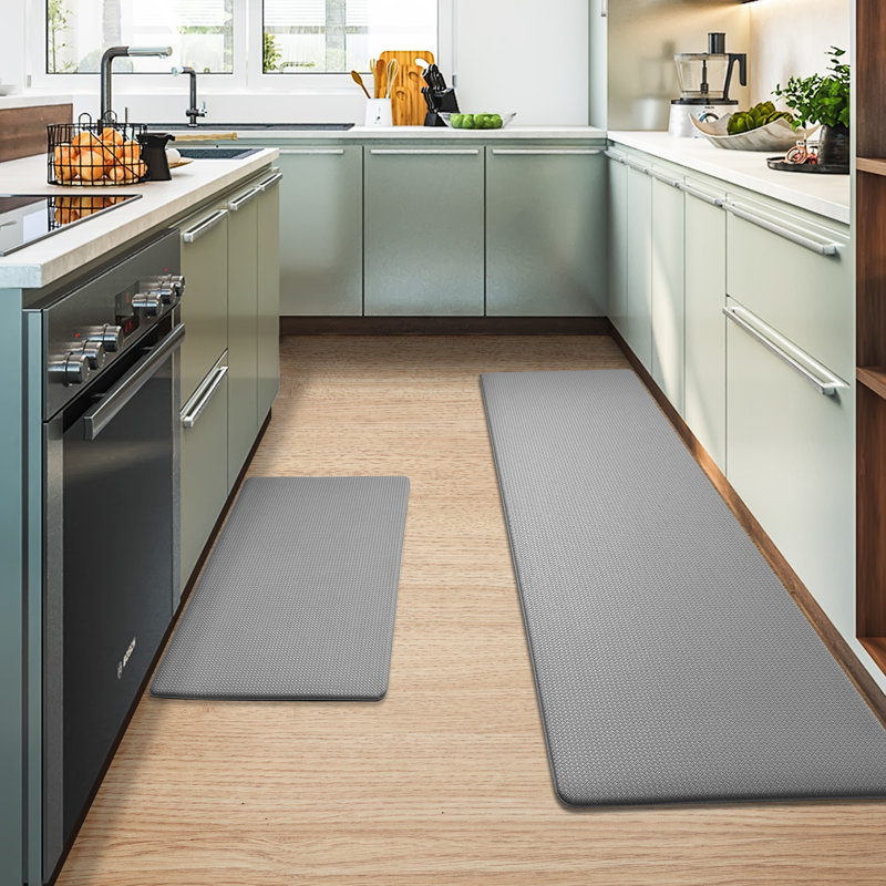 Latitude Run Vyolette Memory Foam Ant Fatigue Non Skid Kitchen Mat Reviews Wayfair
